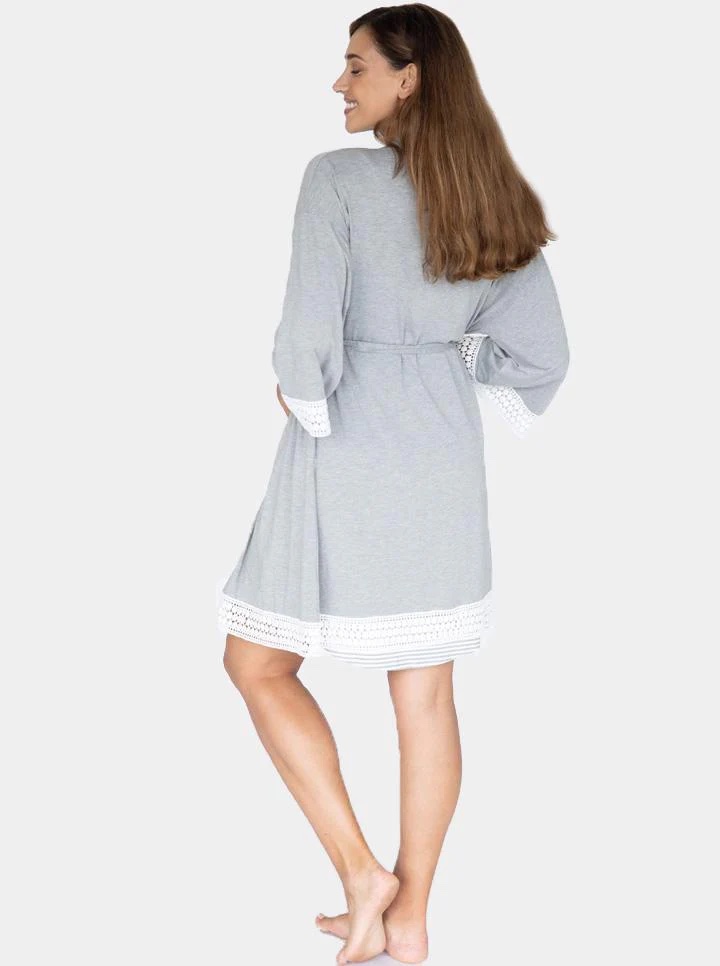 3-Piece Angel Maternity Hospital Pack - Nightie, Robe, Baby Wrap in ...